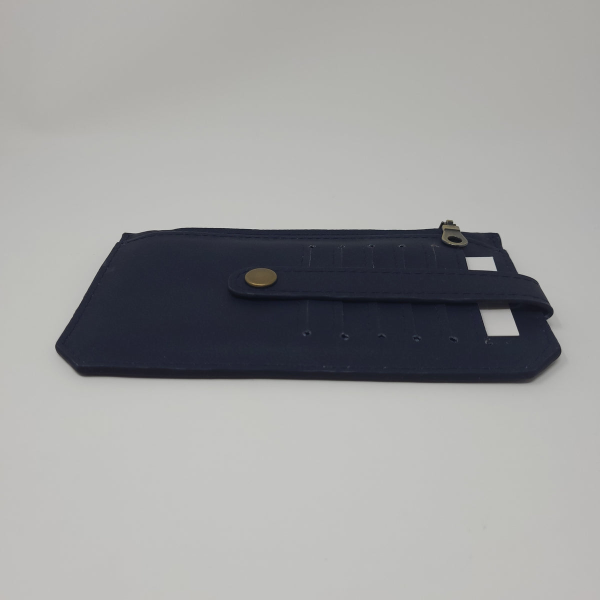 Purse Pal Wallet - Faux Leather - Mora - Navy - Antique Brass Hardware ...